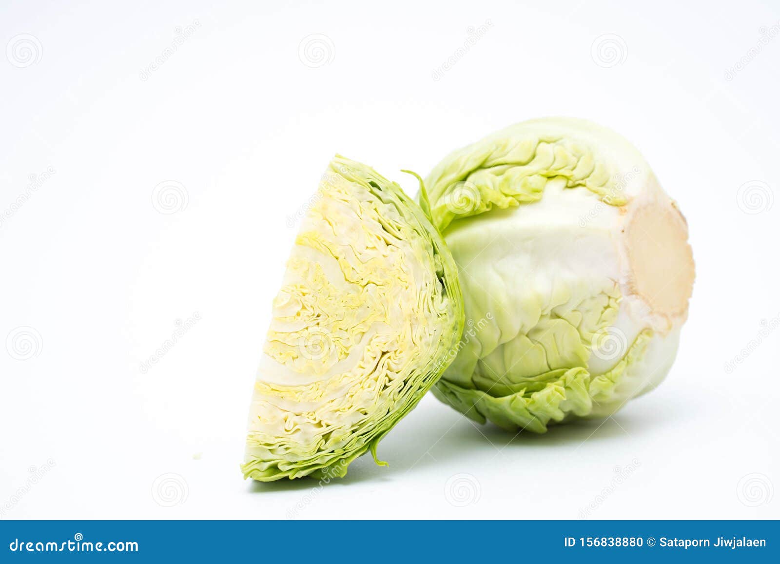 Cabbage isolated on white stock photo. Image of white - 156838880