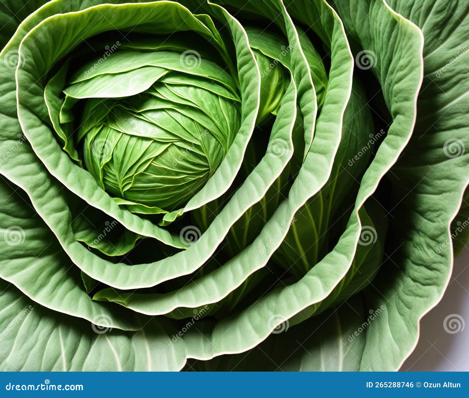 Cabbage isolated on white stock photo. Image of freshness - 265288746