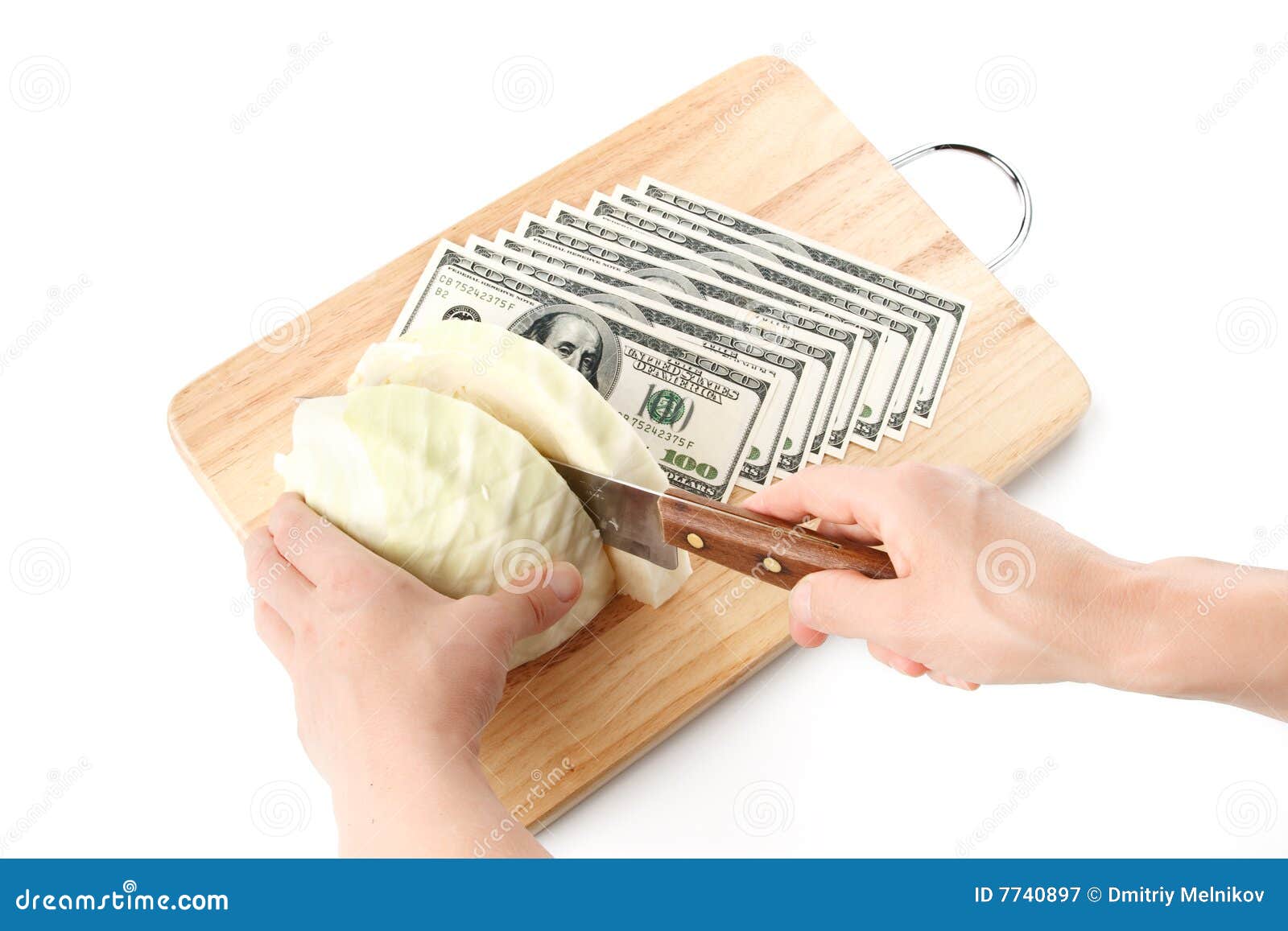 Cabbage and money stock image. Image of food, money, currency - 7740897
