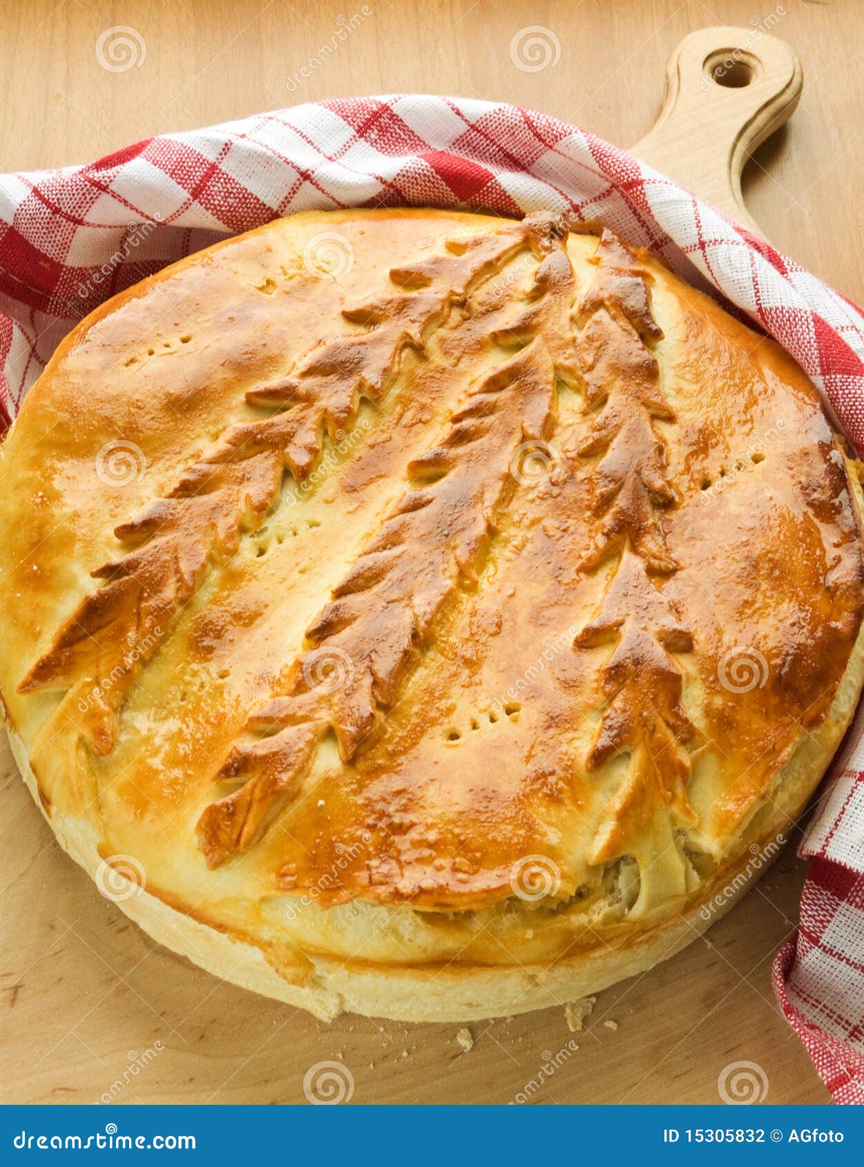 Cabbage pie stock photo. Image of filled, cake, homemade - 15305832