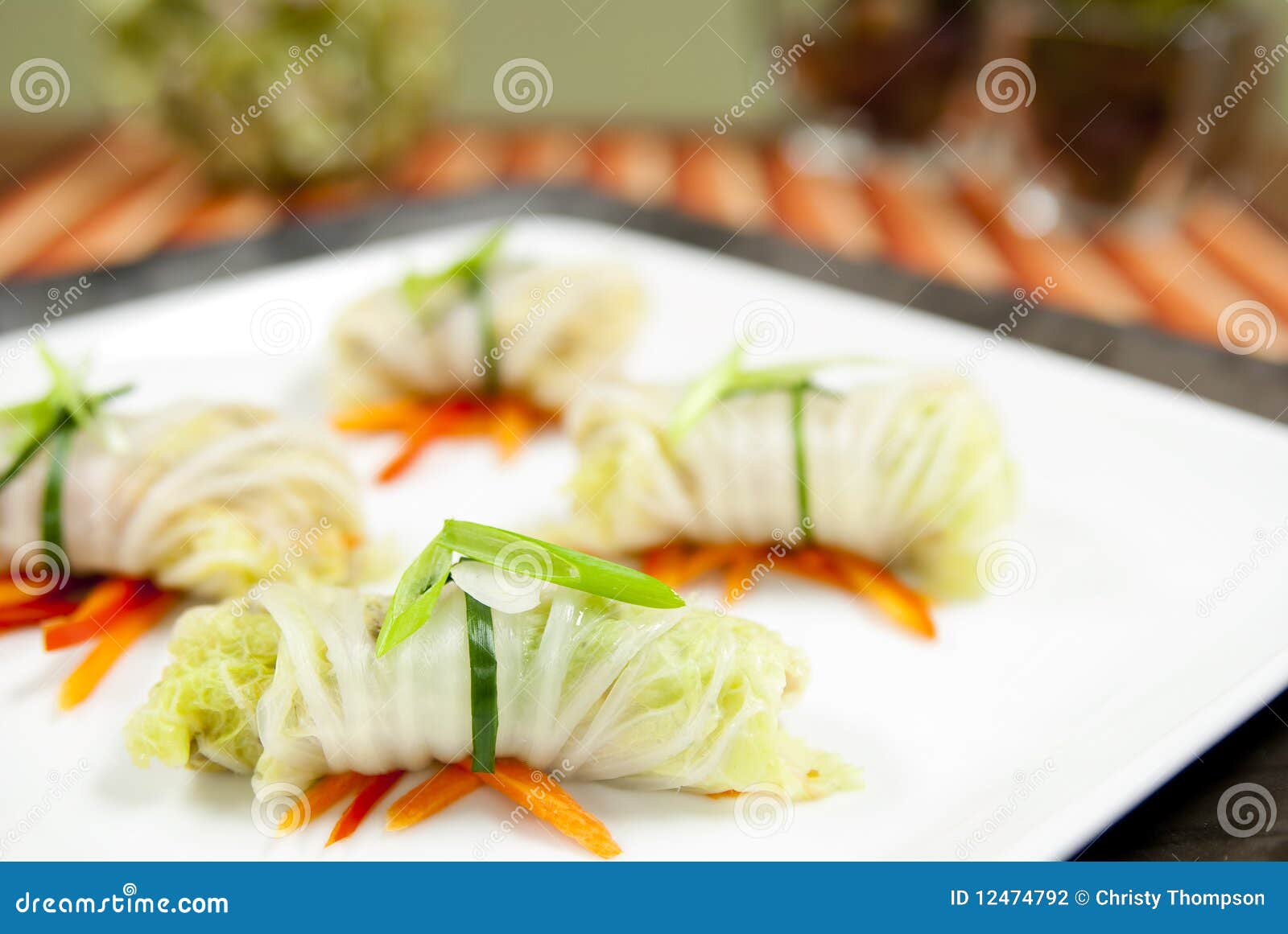 Cabbage roll appetizers stock photo. Image of appetizing - 12474792