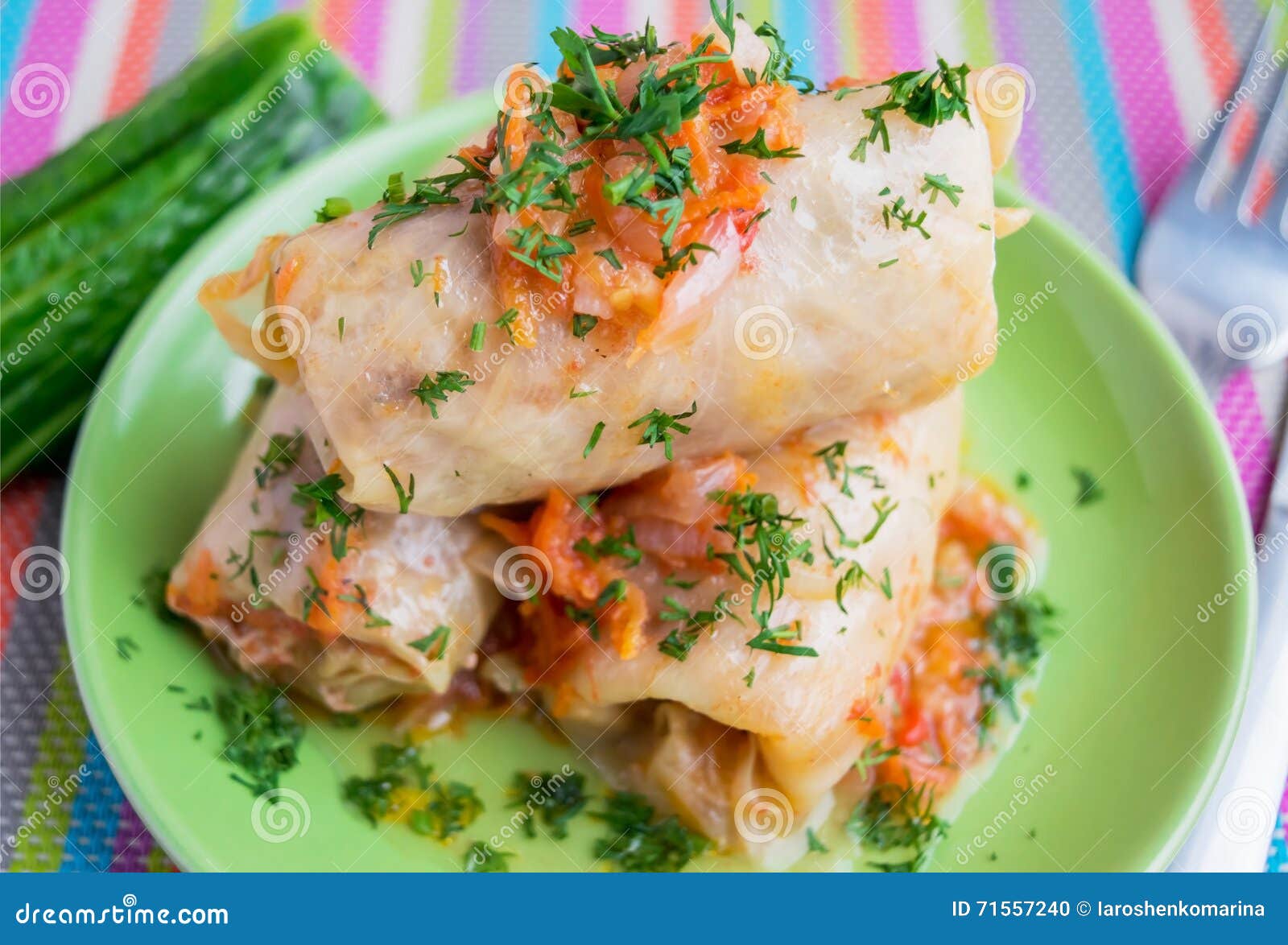 Cabbage rolls stock photo. Image of closeup, polish, food - 71557240