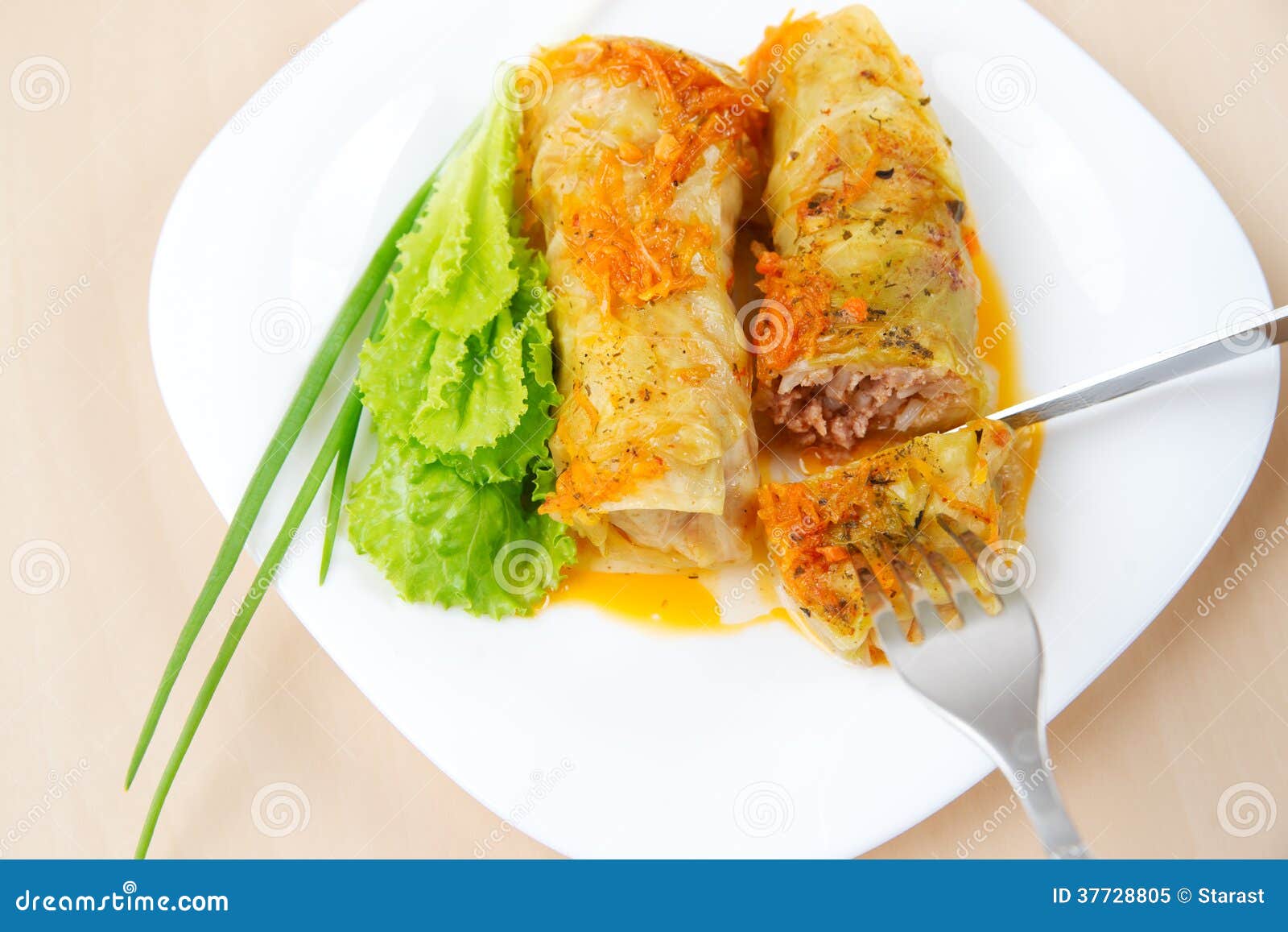 Cabbage rolls stock image. Image of meat, closeup, nutrition - 37728805