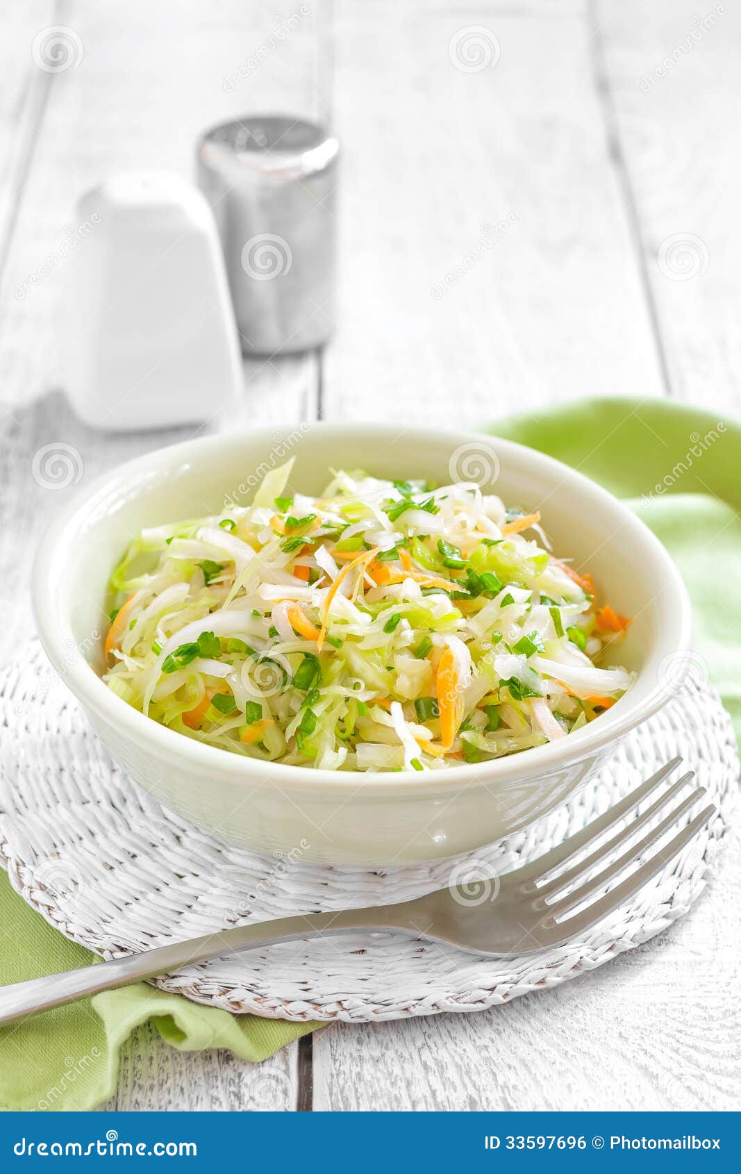 Cabbage salad stock photo. Image of restaurant, cook - 33597696