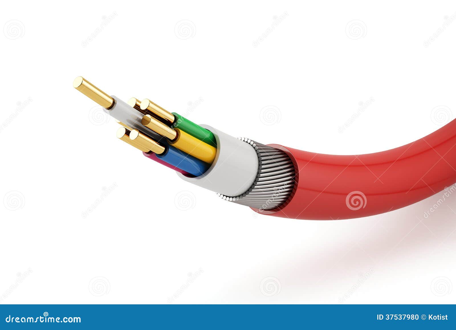 Cabel isolated stock illustration. Illustration of industry - 37537980