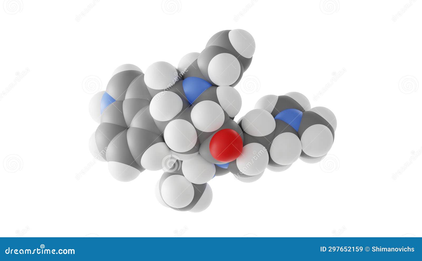Cabergoline Molecular Structure, 3d Model Molecule, Dopamine Receptor ...