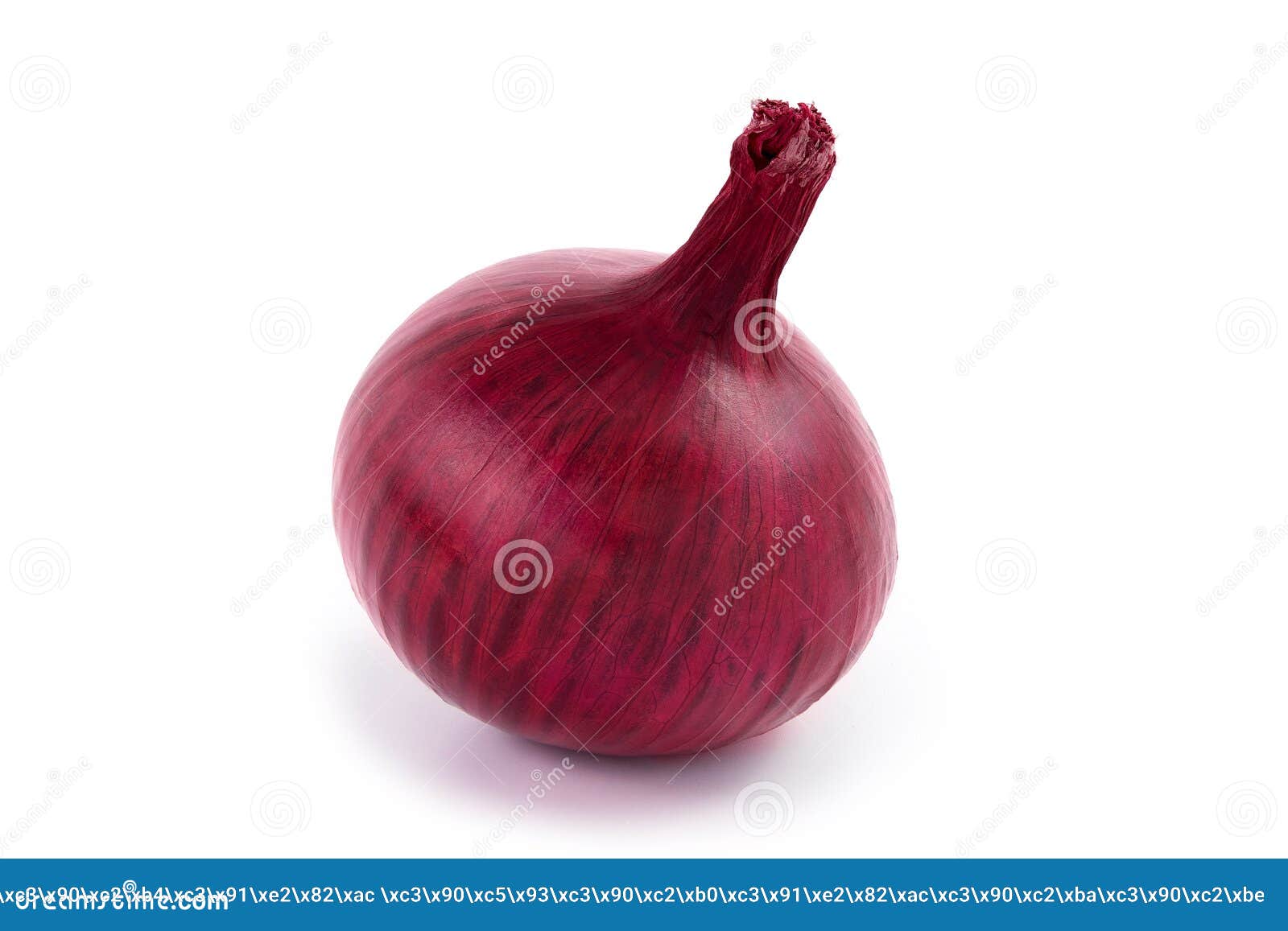 Cabeza De Cebolla Roja Cortada Sobre Fondo Blanco Foto de archivo ...