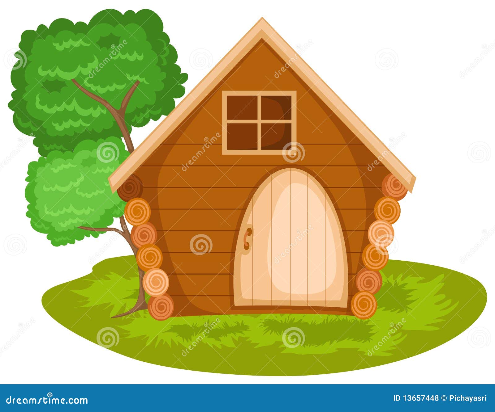 Cabin stock vector. Illustration of equipment, cartoon - 13657448