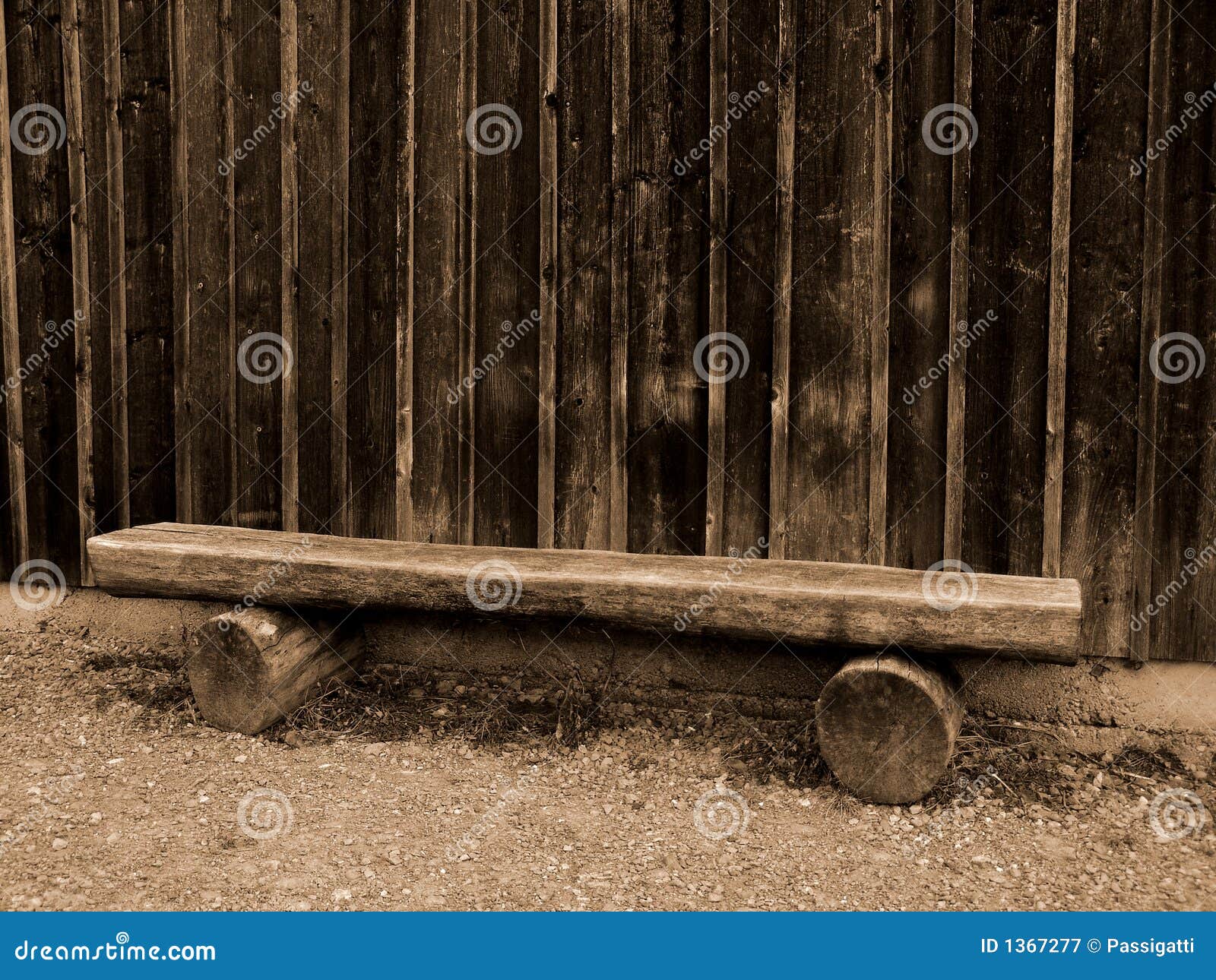 Cabin Bench stock image. Image of ethereal, carpentry - 1367277