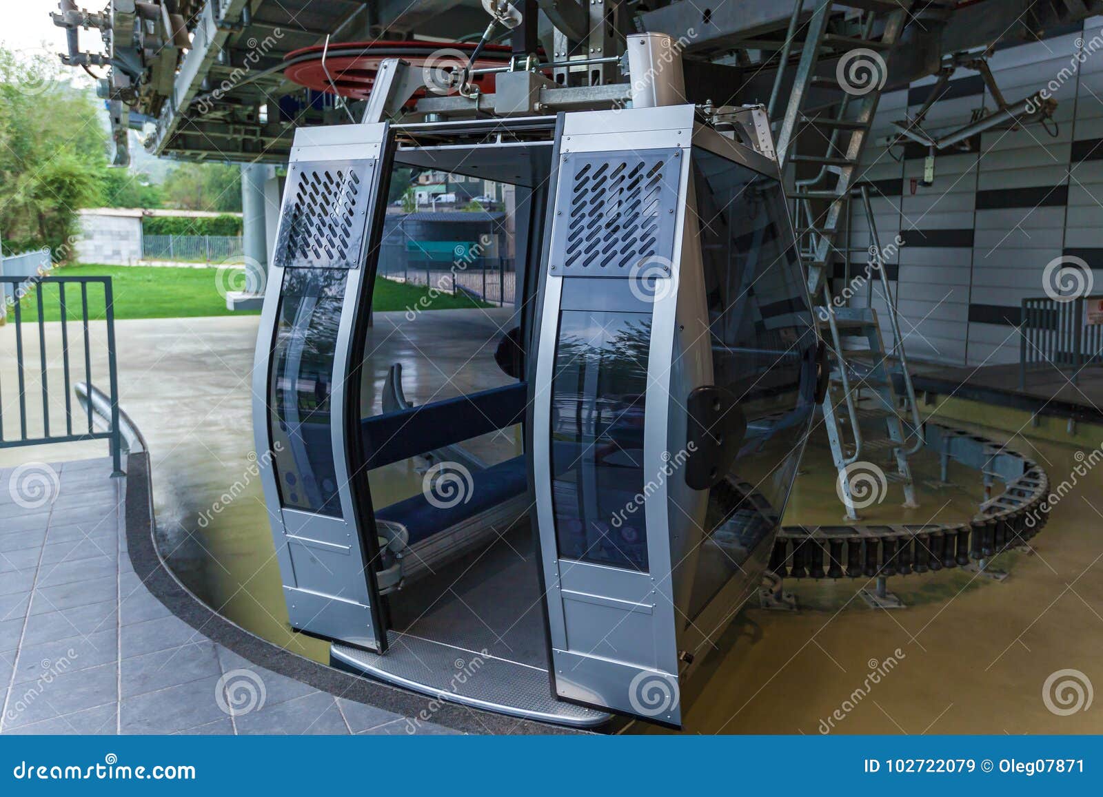 Cabin of cable car stock image. Image of recreation - 102722079