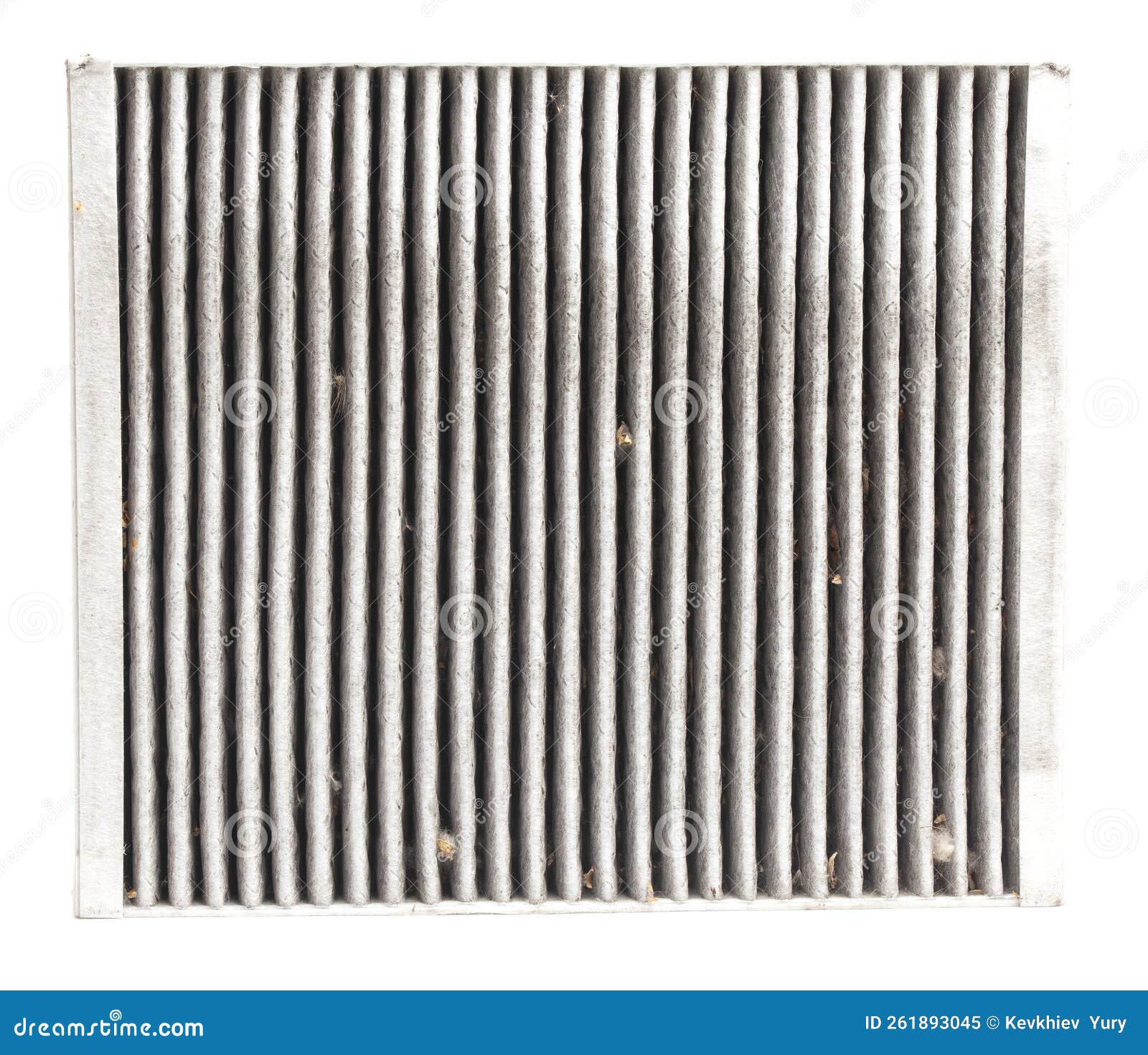 Cabin Car Carbon Used Filter Isolated on White Background Stock Image ...