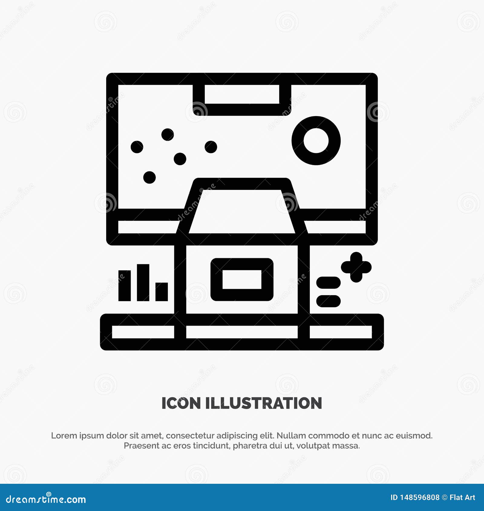 Cabin, Center, Control, Panel, Room Vector Illustration | CartoonDealer ...