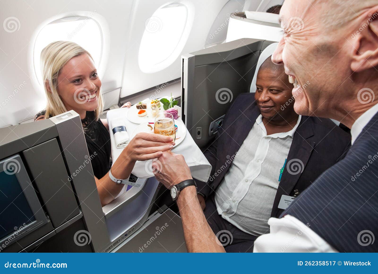 Cabin Crew Onboard British Airways A380 Editorial Photography - Image ...