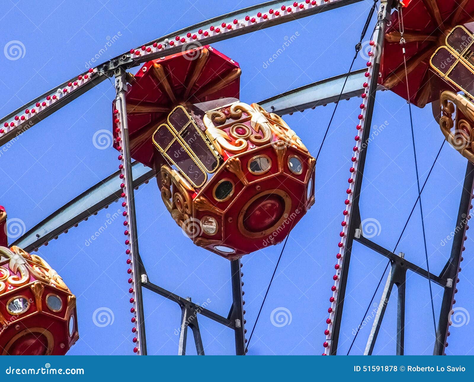 The Cabin of a Ferris Wheel Stock Photo - Image of zurich, close: 51591878