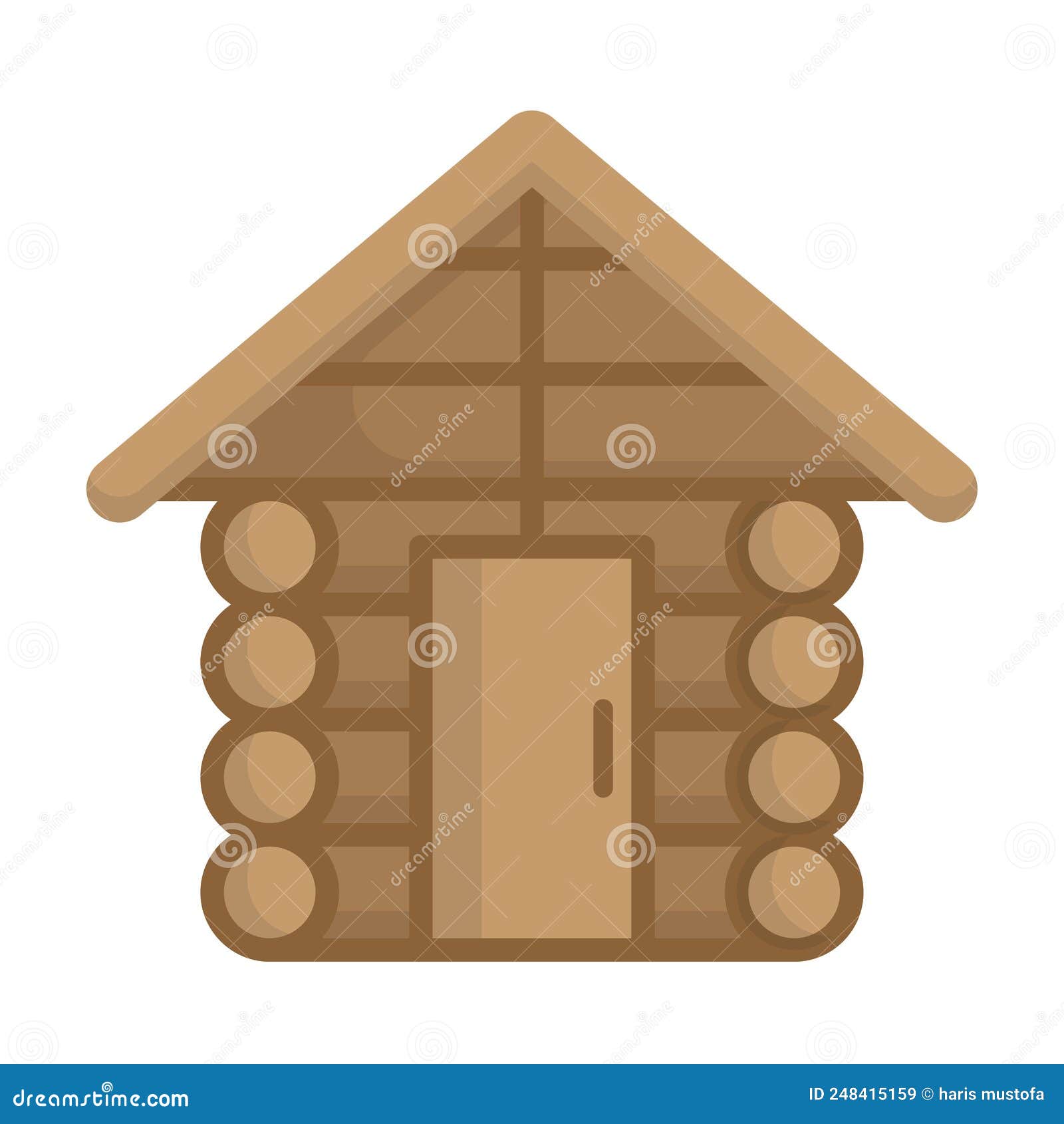 Cabin Icon Design Template Vector Illustration Stock Vector ...
