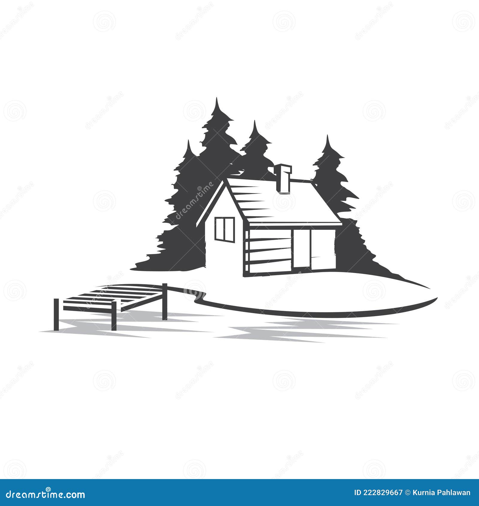 Cabin Logo , Lodge Logo Vector Stock Illustration - Illustration of ...