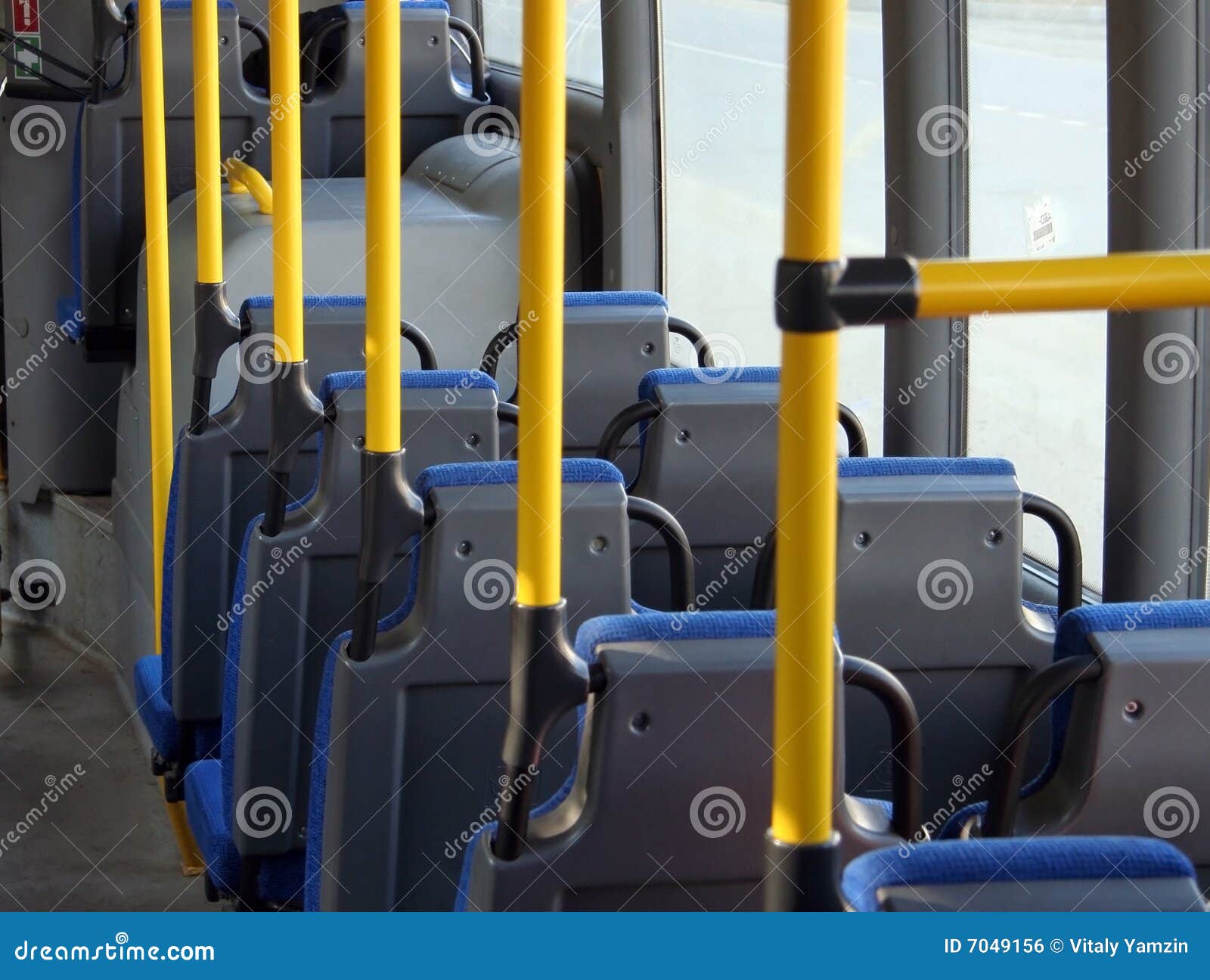 Cabin of a shuttle bus stock photo. Image of inside, cabin - 7049156