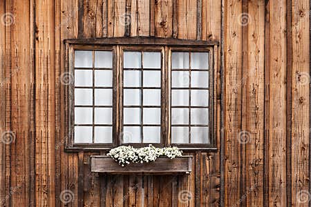 Cabin Window stock photo. Image of planks, cottage, rustic - 8607918