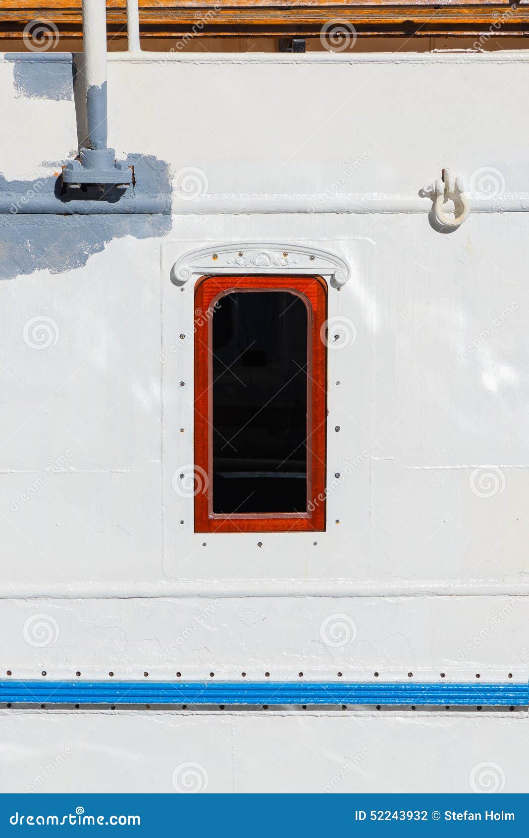 Cabin Window on a Old Vintage Ship Stock Photo - Image of detail ...