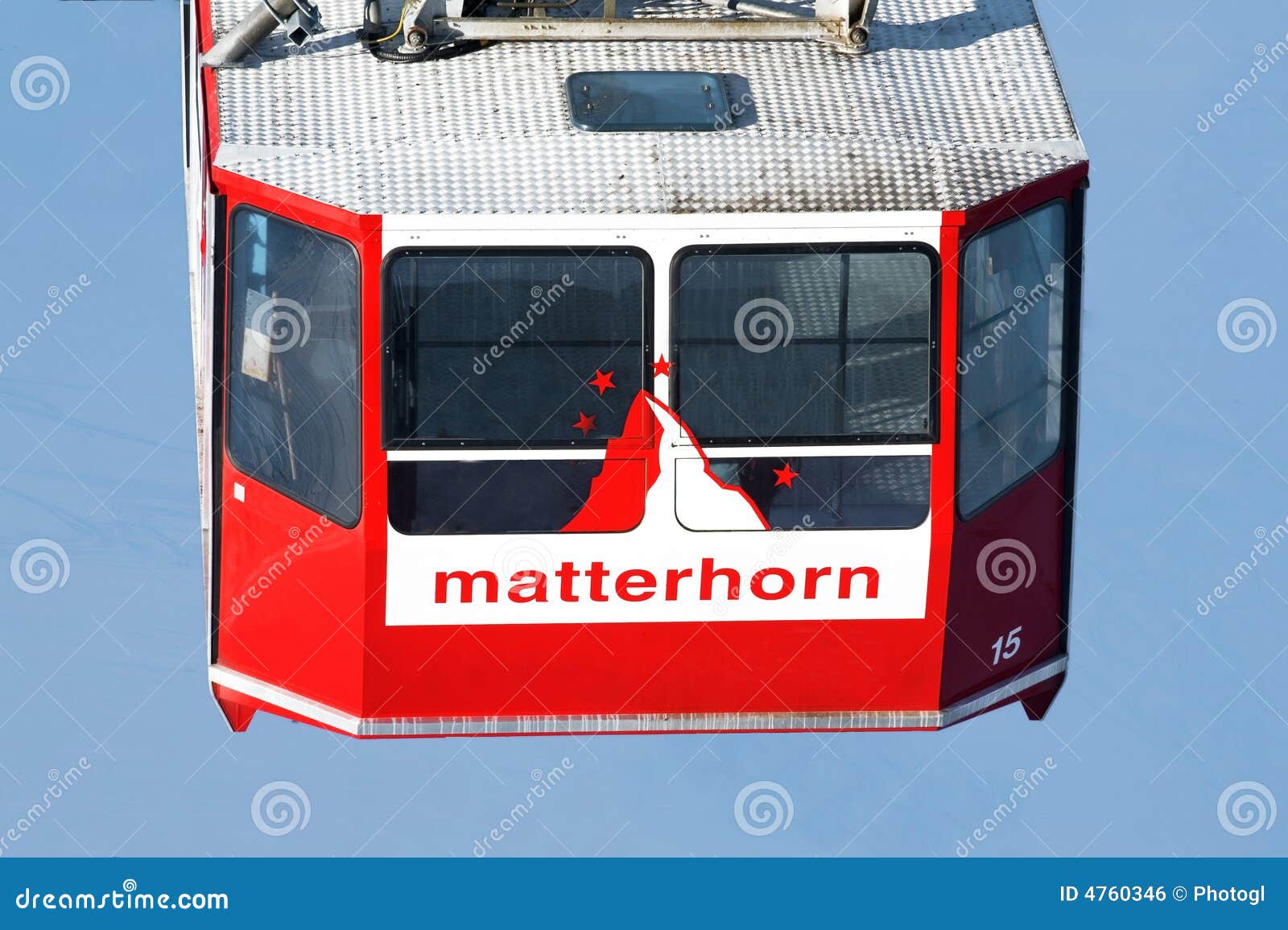 Cabina Di Funivia Del Matterhorn Fotografia Stock - Immagine di ...