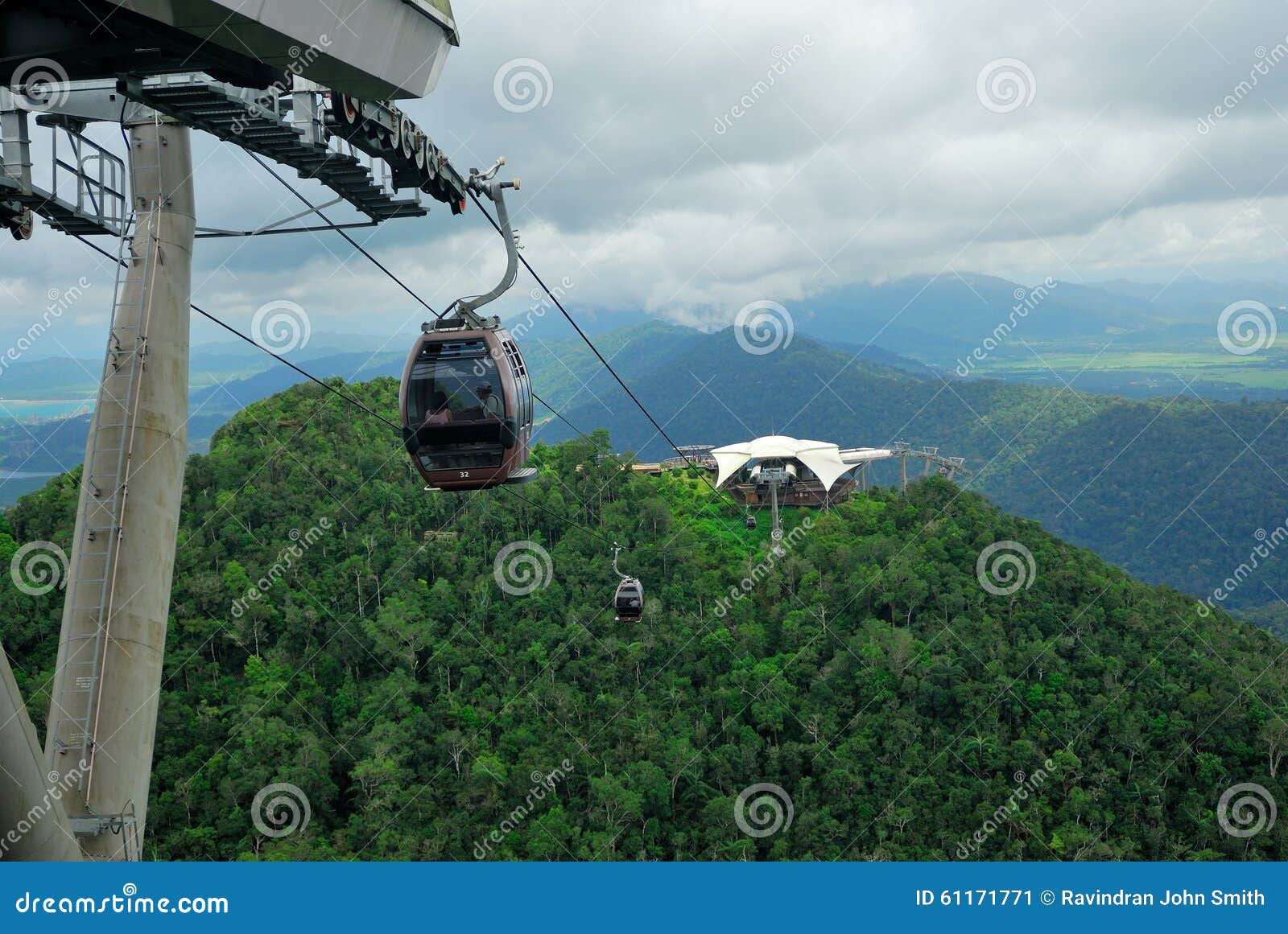 Cabina Di Funivia Di Langkawi Fotografia Editoriale - Immagine di ...