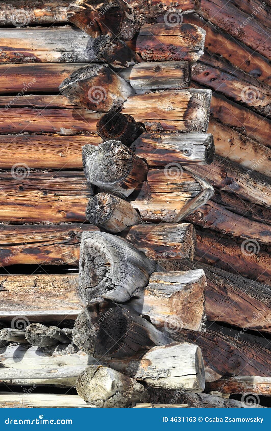 Cabine De Logarithme Naturel Image stock - Image du rugueux, jour: 4631163