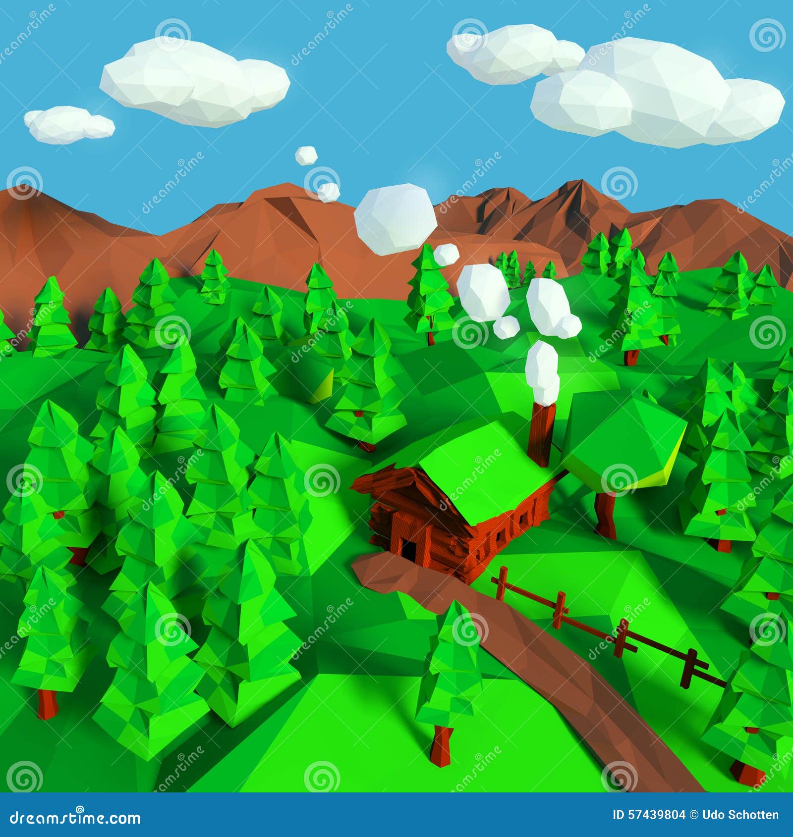 Cabine De Logarithme Naturel Dans Les Bois Illustration Stock - Illustration du facile ...