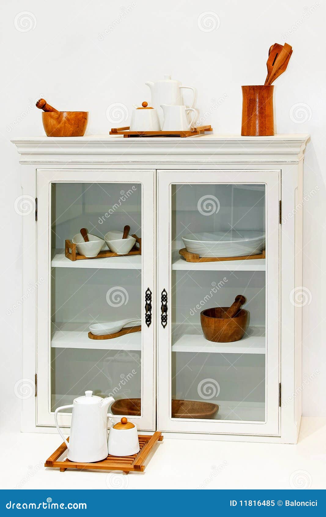 Cabinet stock image. Image of home, ceramic, wooden, indoors - 11816485