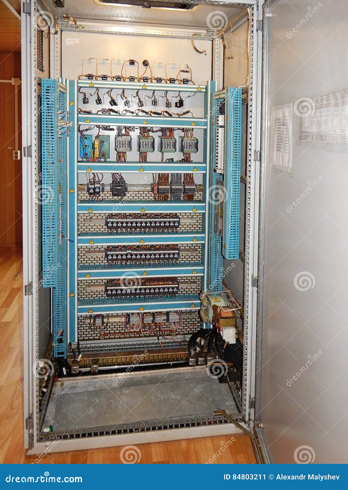 Cabinet automation. stock image. Image of factory, industry - 84803211