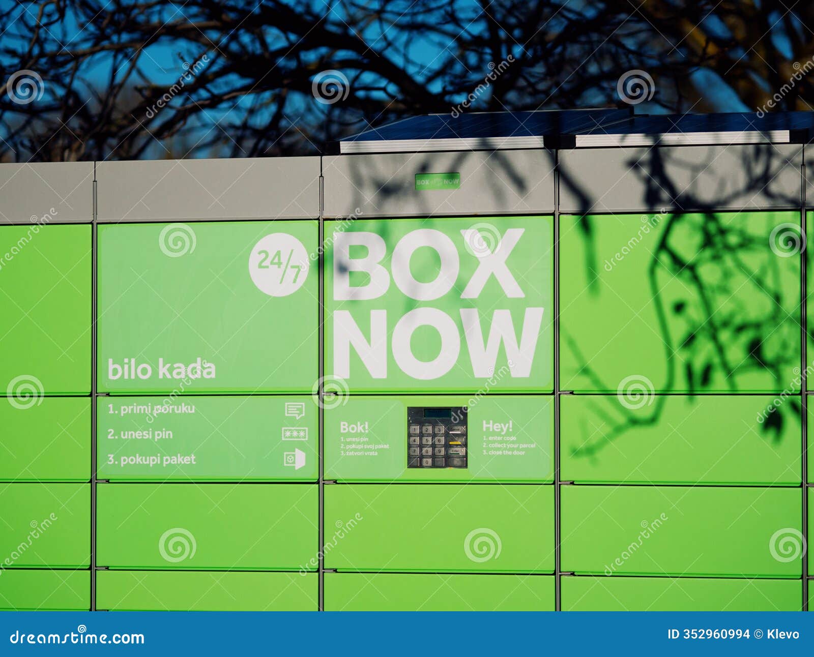 Cabinet with Compartments for Automatic Delivery of Small Parcels and ...