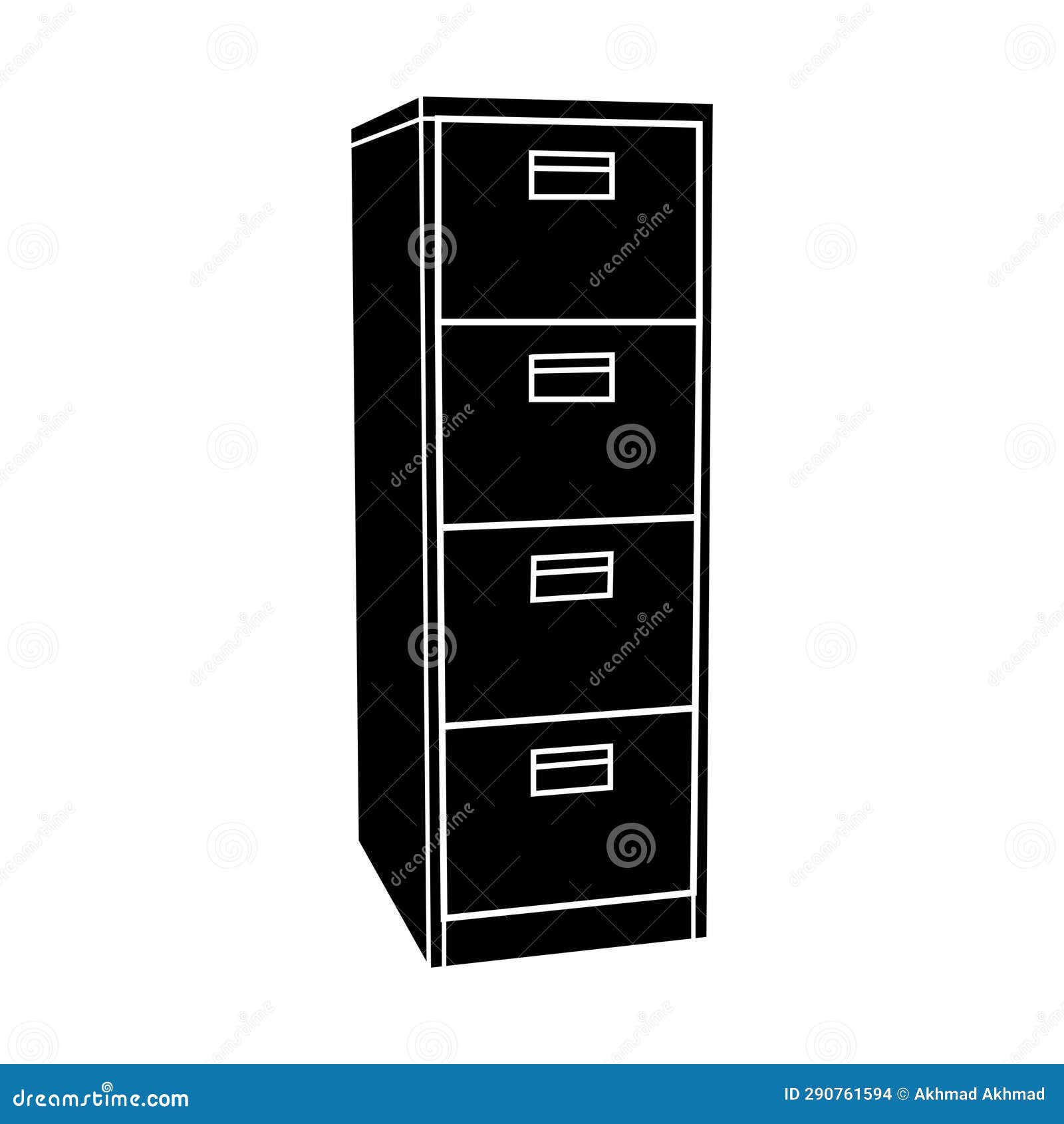 Cabinet cupboard icon stock vector. Illustration of document - 290761594