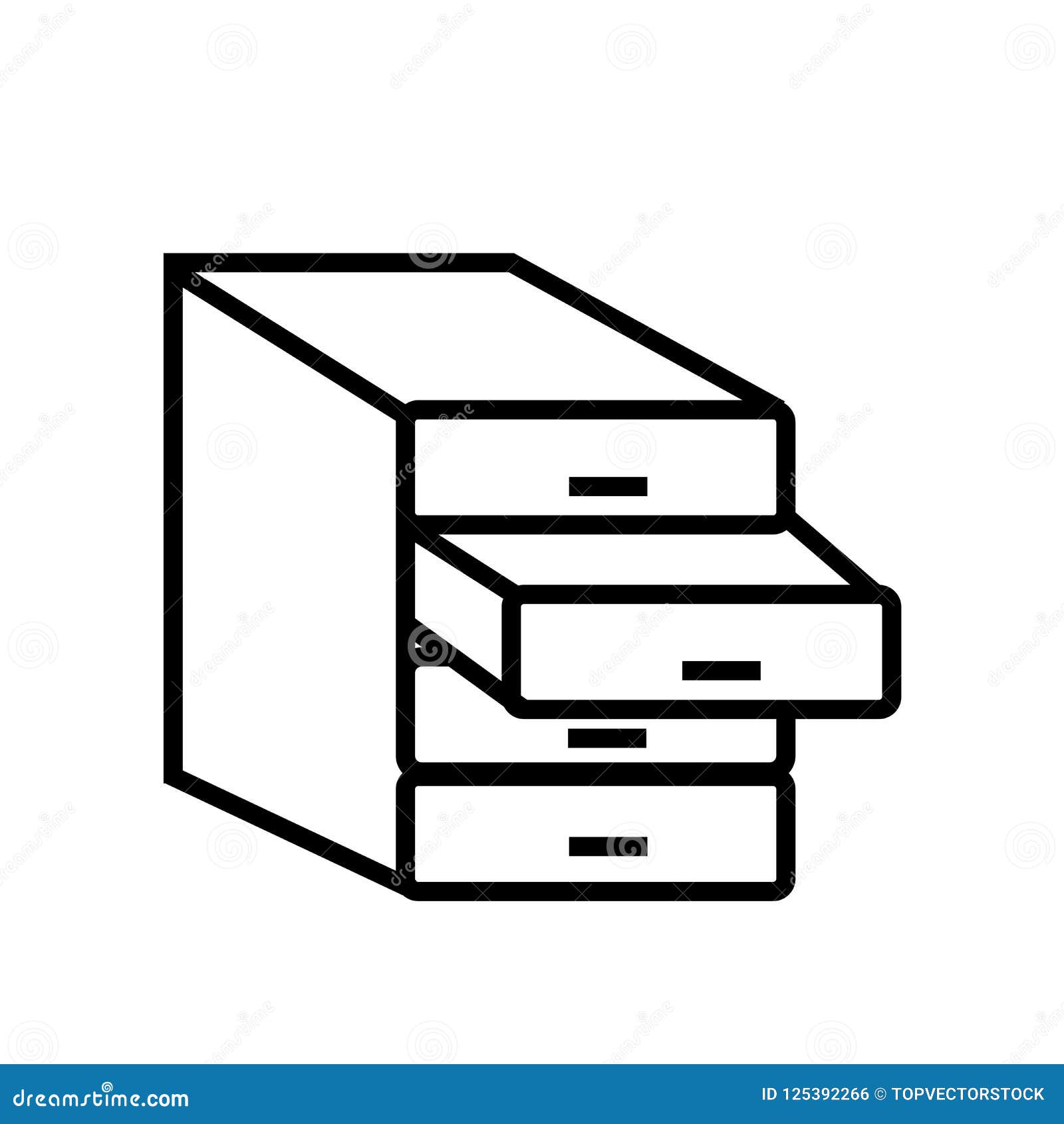 Cabinet Icon Vector Isolated on White Background, Cabinet Sign Stock ...