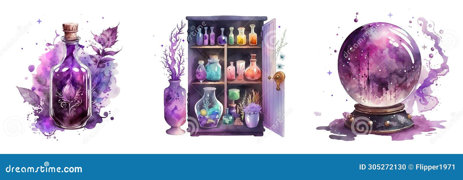 Bottle With Potion Game Magic Glass Cards Elixir Poisoning Toxic ...