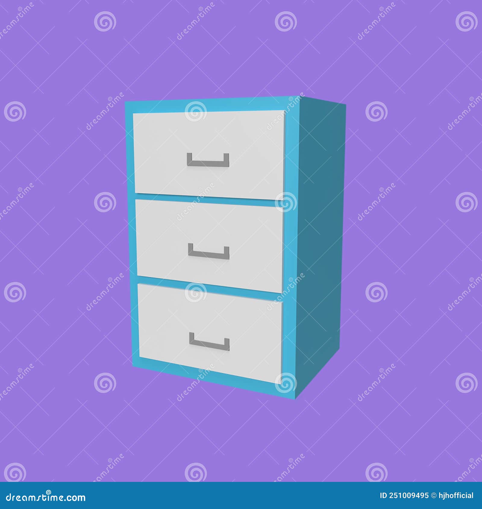 Cabinet Office 3d Icon Model Cartoon Style Concept. Render Illustration ...
