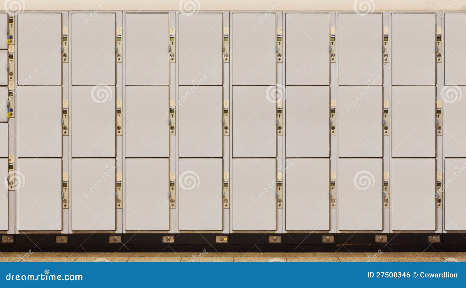 Cabinet in a train station stock photo. Image of train - 27500346