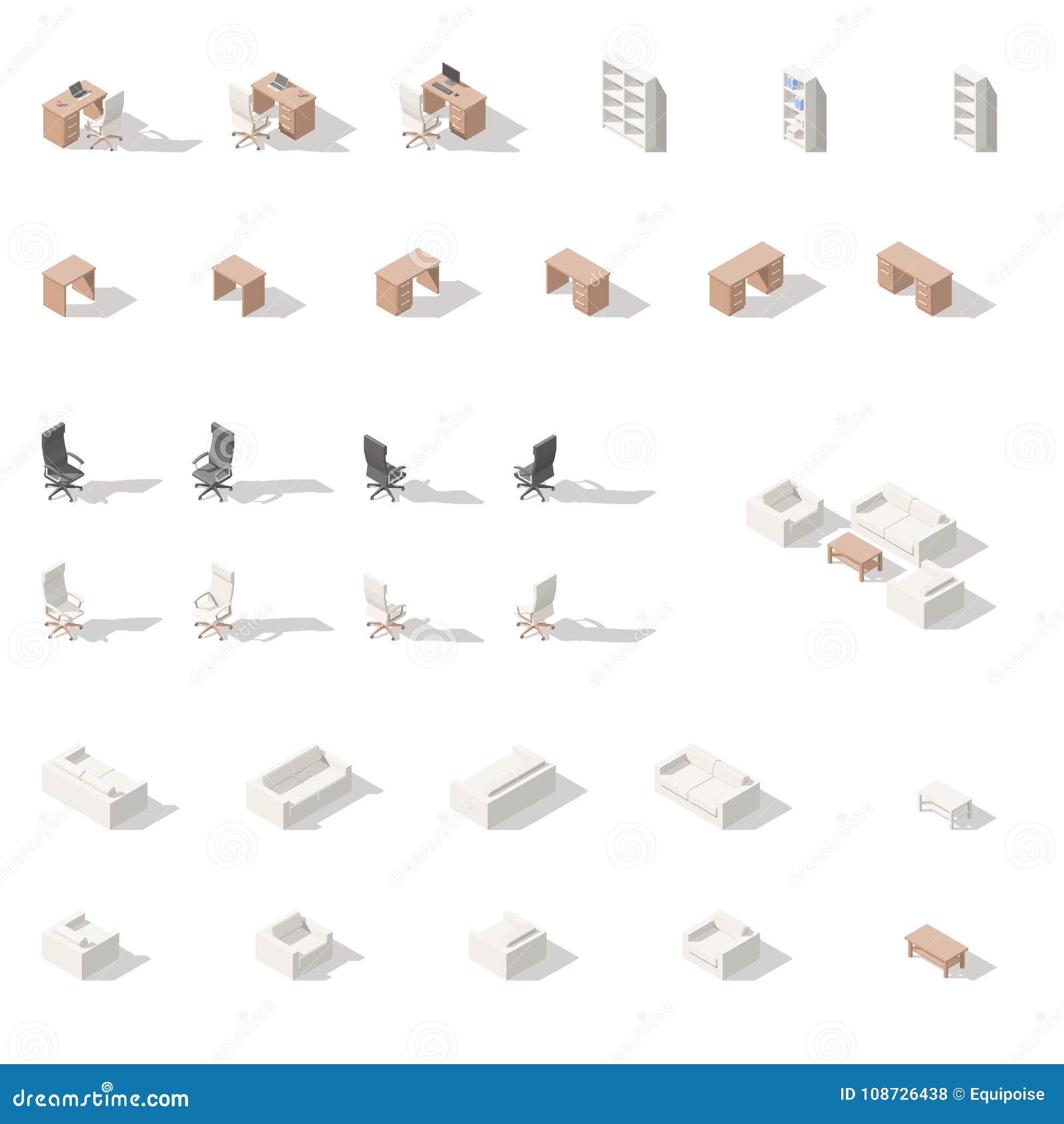 Low Poly Isometric Pool Table Vector Illustration | CartoonDealer.com ...