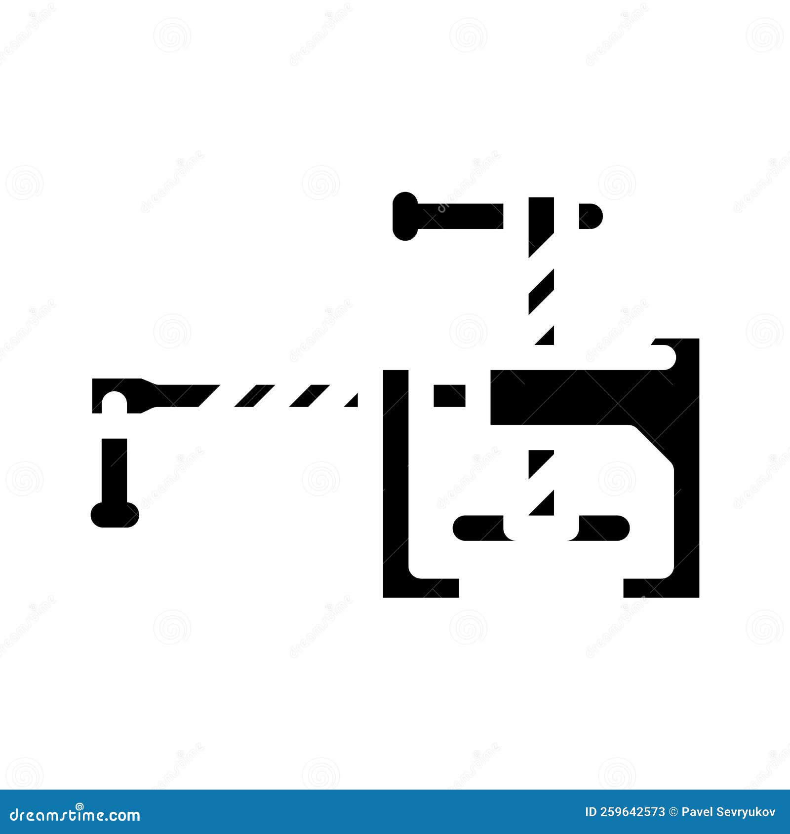 Cabinetry Clamp Glyph Icon Vector Illustration Stock Illustration ... Cabinetry Clamp Glyph Icon Vector Illustration Stock Illustration ...