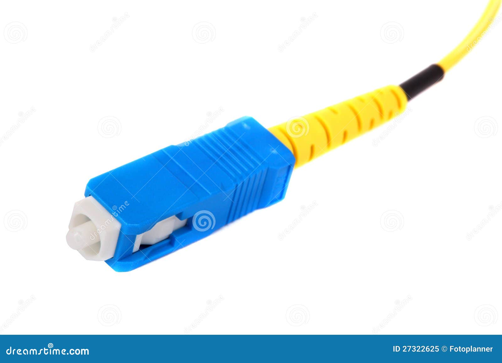 Cable óptico de fibra imagen de archivo. Imagen de internet - 27322625