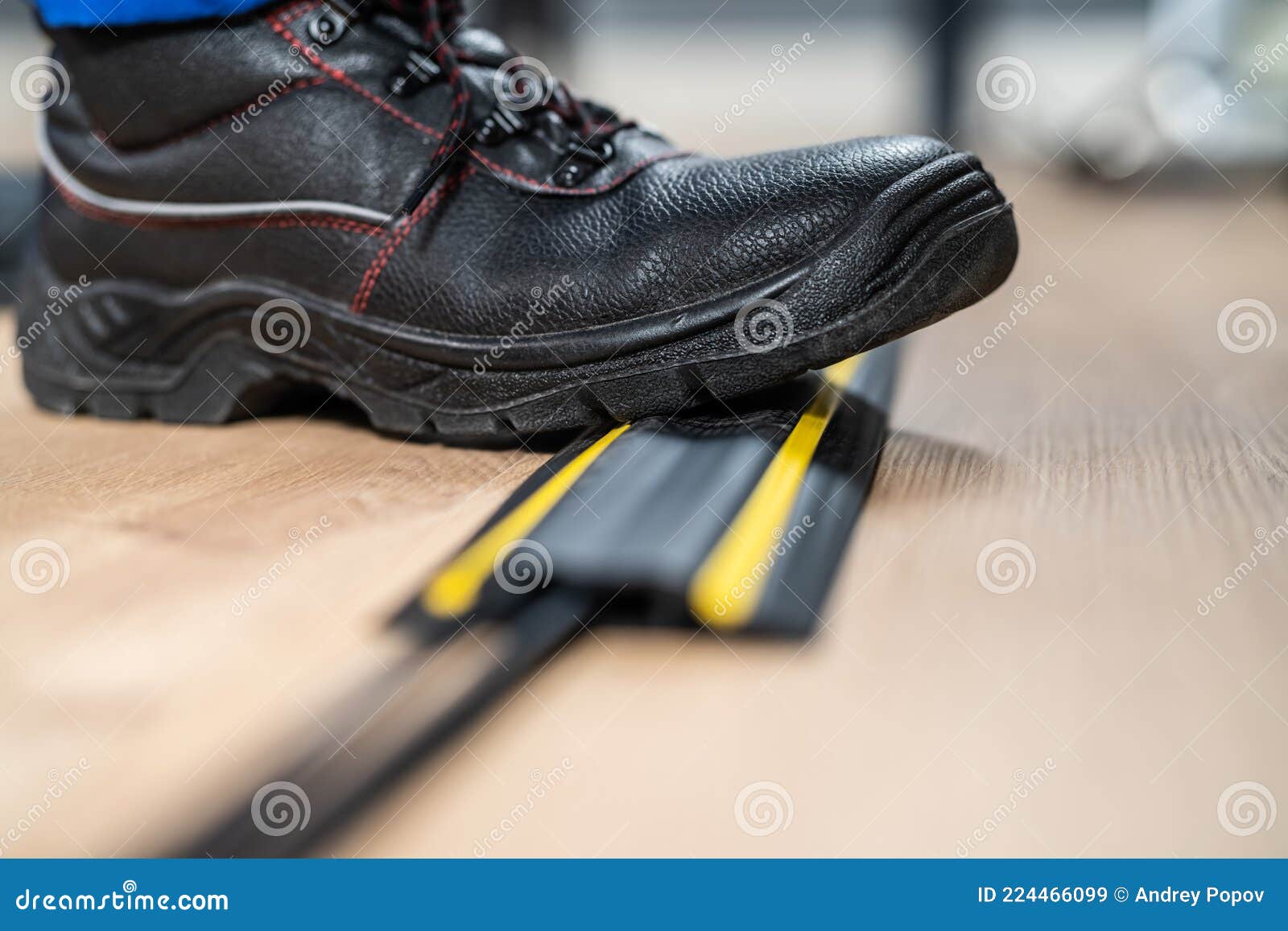 Cable Bridge for Trip and Fall Prevention Stock Image - Image of male ...