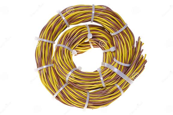 Cable Bundles in Data Communication Networks Stock Image - Image of ...