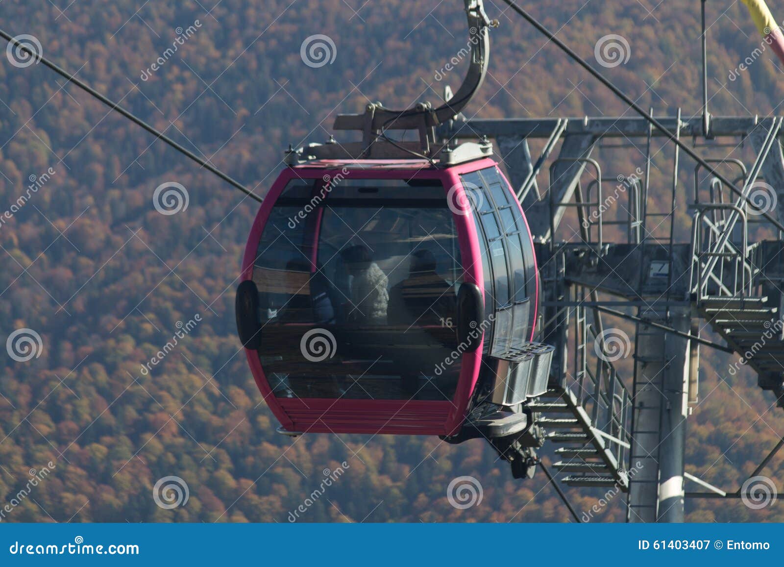 Cable cabin stock image. Image of transportation, people - 61403407