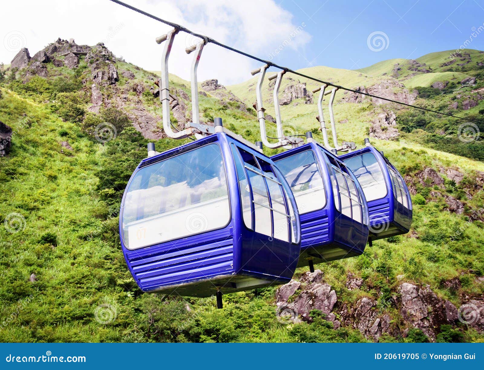 Cable car stock image. Image of lifting, gondola, tourism - 20619705