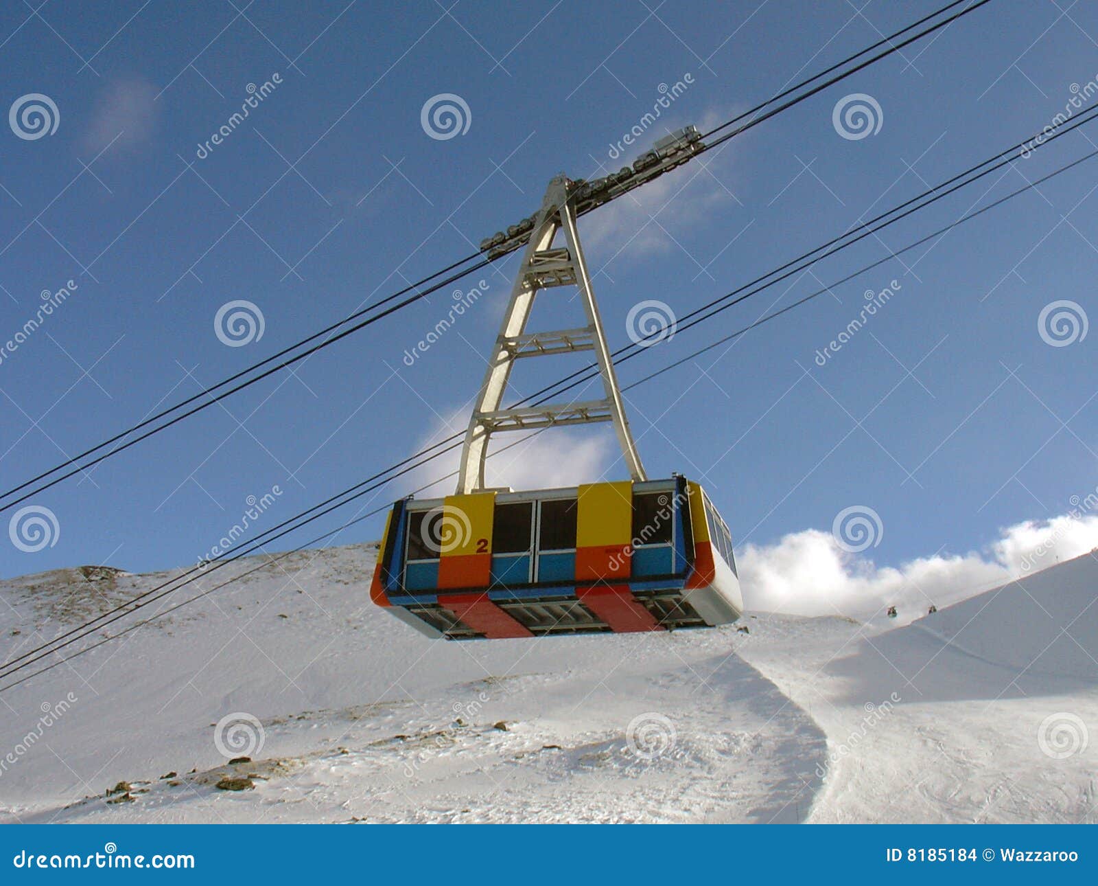 Cable Car stock photo. Image of lift, outdoors, glacier - 8185184