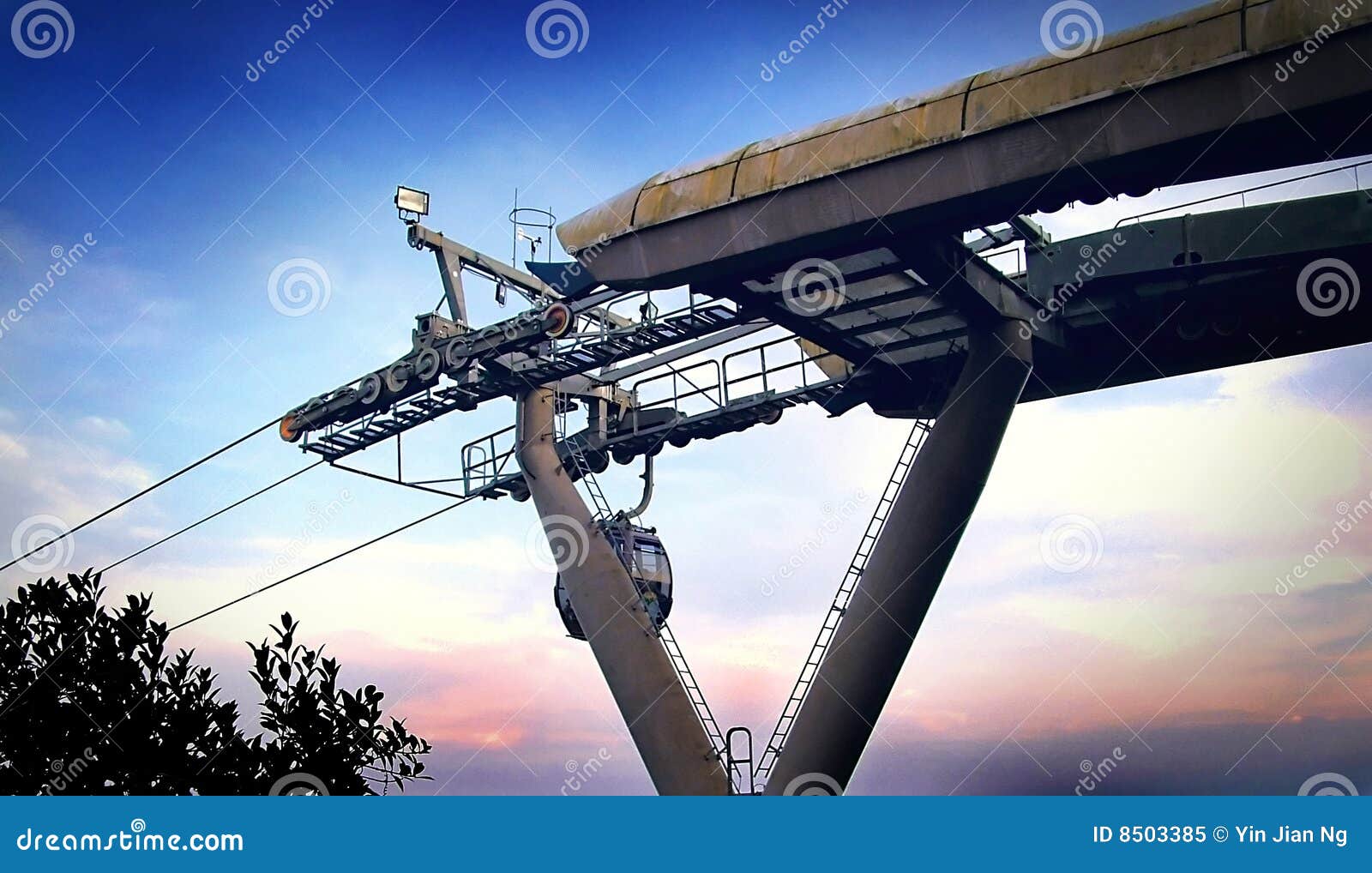 Cable car stock image. Image of platform, mountain, built - 8503385