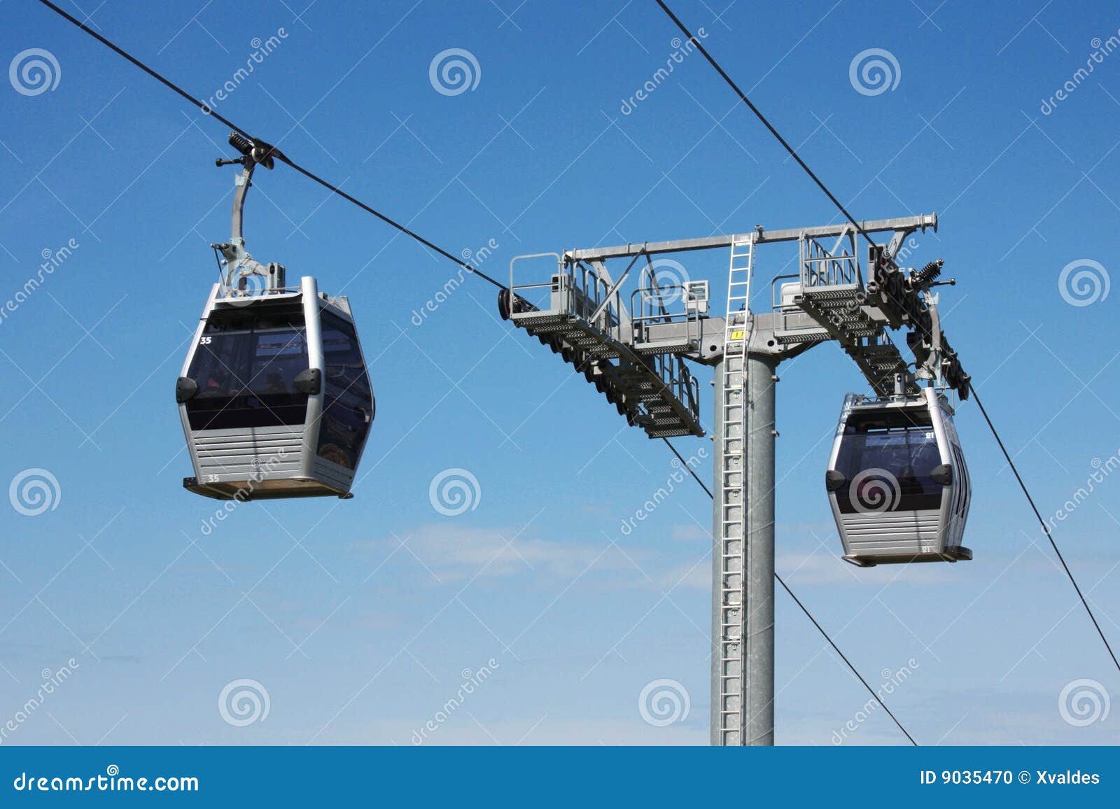 Cable Car stock photo. Image of cablecar, altitude, cable - 9035470