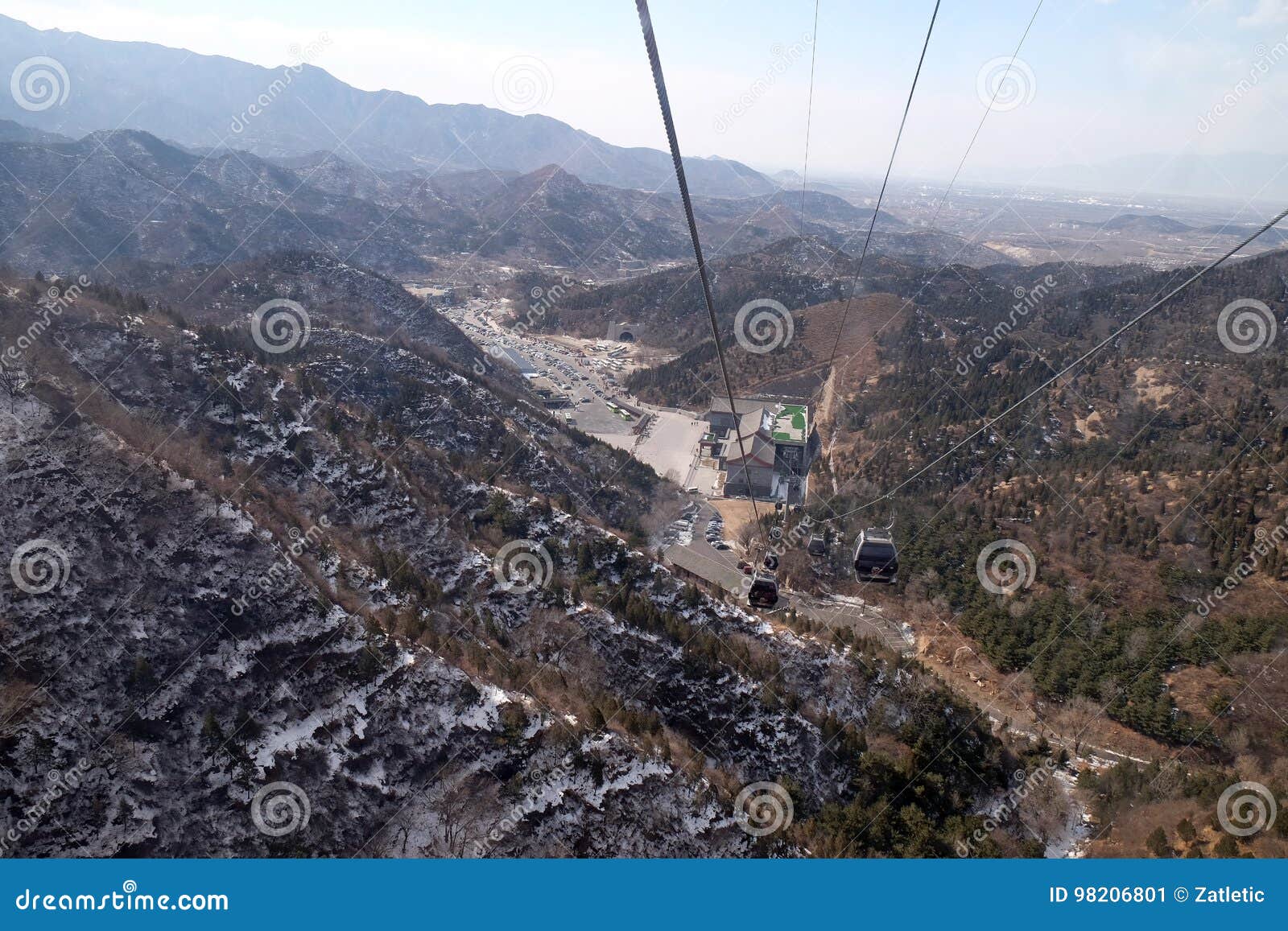 Cable Car at the Badaling Great Wall, China Editorial Photo - Image of ...