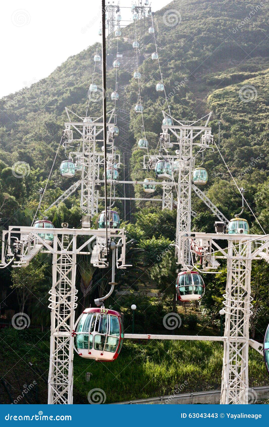 Cable car stock image. Image of cityscape, panoramic - 63043443