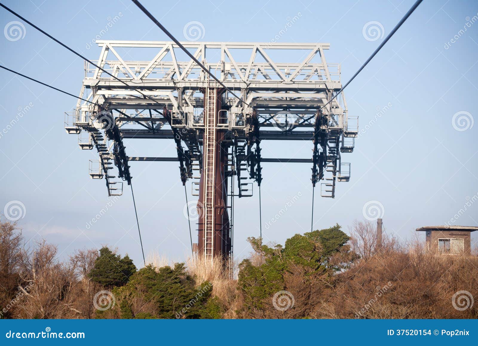 Cable Car in Japan stock photo. Image of ascent, cabin - 37520154