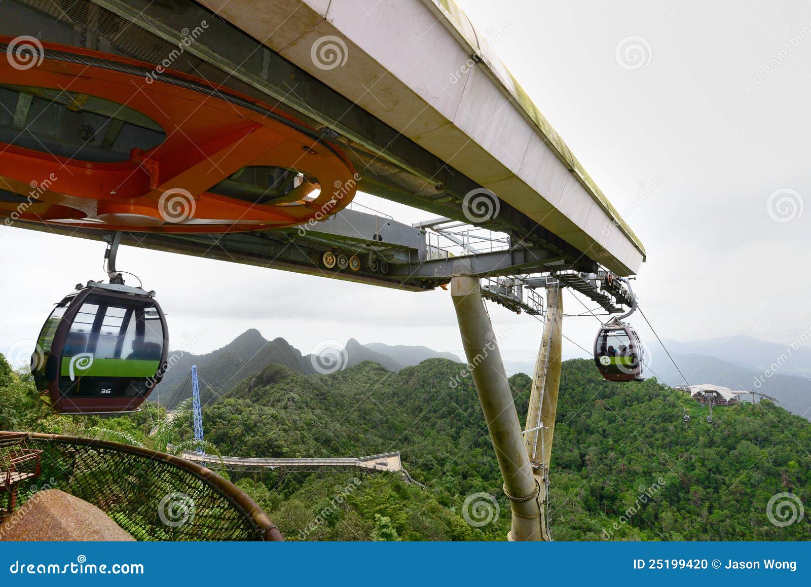 Cable Car_Langkawi stock photo. Image of landscape, geography - 25199420