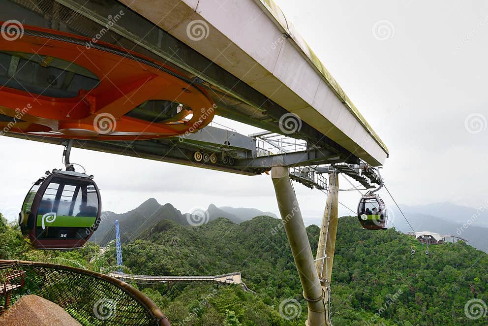 Cable Car_Langkawi stock photo. Image of landscape, geography - 25199420